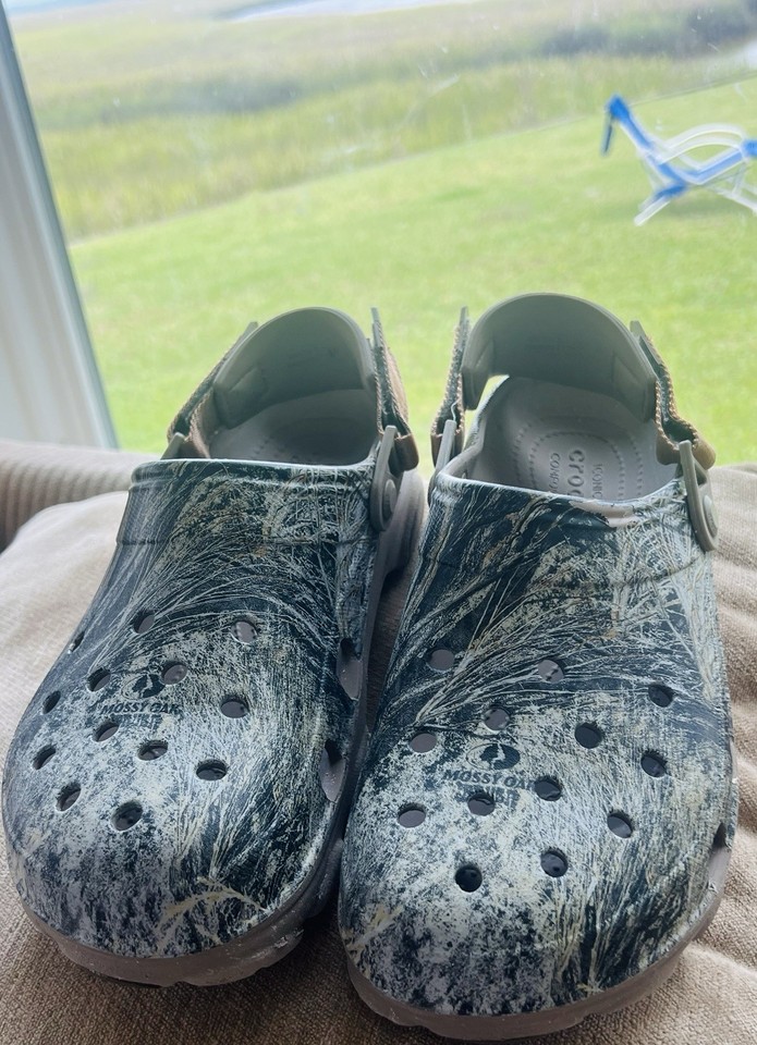 Men’s All Terrain Mossy Oak Crocs, Size 11 | eBay