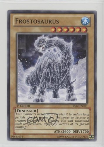 2012 Yu-Gi-Oh! Starter Deck 12: XYZ Symphony 1st Edition Frostosaurus ...
