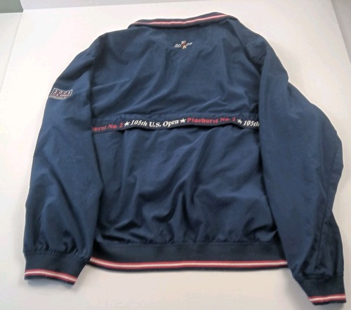 US Open Jacket Mens XL Pullover Windbreaker 2005 Pinehurst Oxford Golf ...