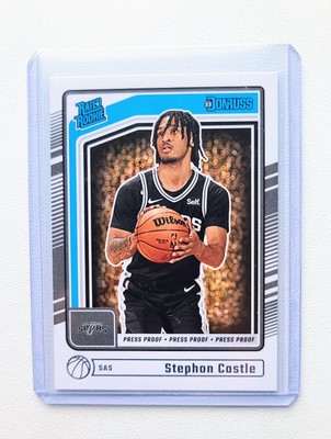 2024-25 Donruss Basketball Stephon Castle Rated Rookie PRESS PROOF ...