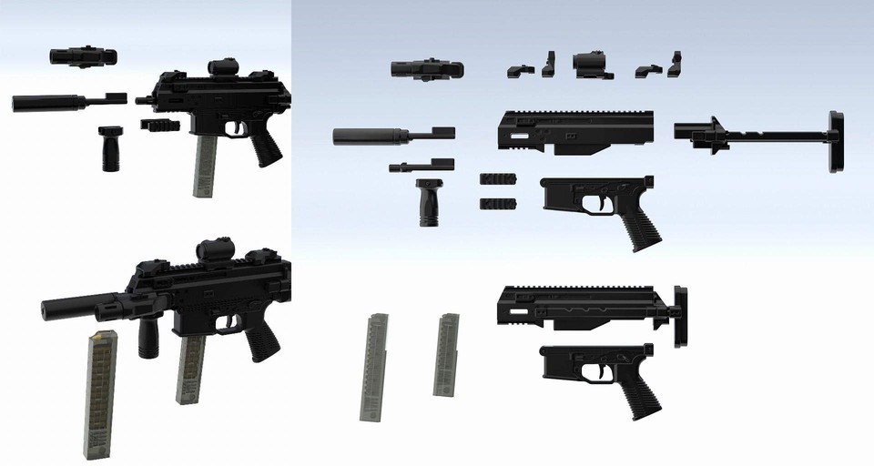 Little Armory LA068 APC9K Type Plastic Model Kit 315278 W6cm Miniature ...