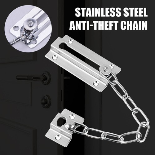 Lock Padlock Stainless Steel Door Hardware Guard Latch Door Chain Door ...