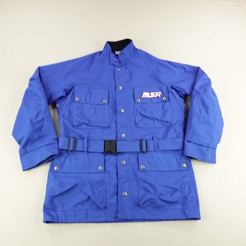 Vintage MSR Jacket Mens XL Blue Malcolm Smith Motorcycle Desert Baja ...