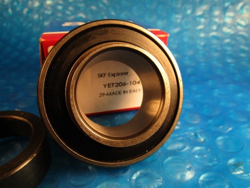SKF YET206-104, Ball Bearing Insert w Collar (=GRA103RRB2, VE120S, INS ...