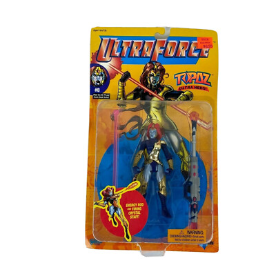 Ultra Force #8 Topaz 1995 Galoob MAlibu Comics Sealed Energy Rod ...