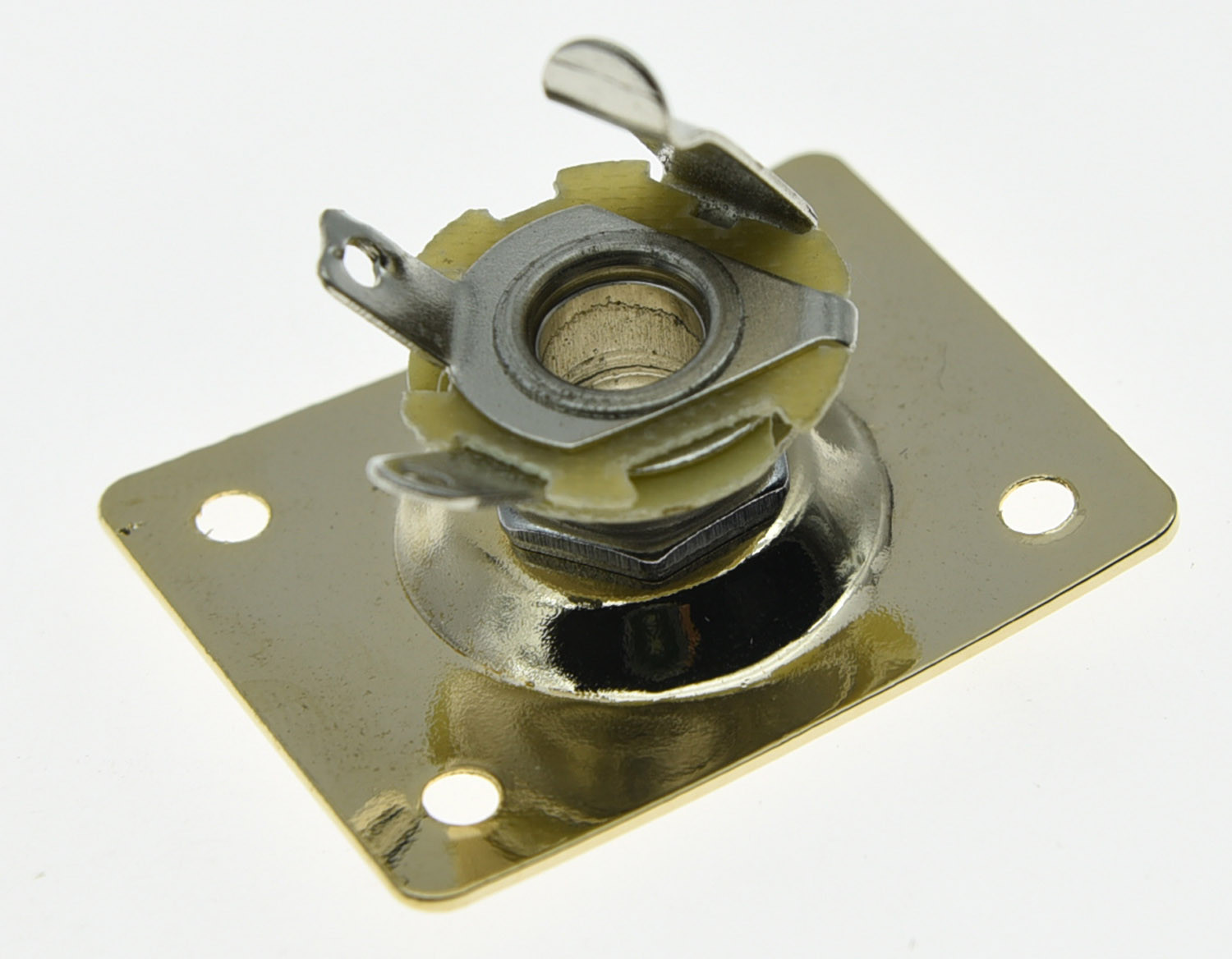 Gold Electric Guitar Jack Plate Square Jack Socket | eBay