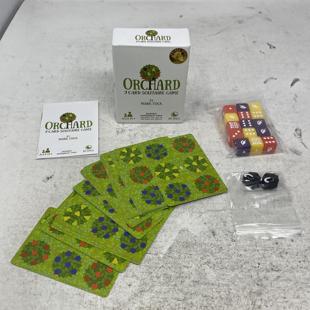 X1 Orchard 9 Card Solitaire Side Room Games Board Game Texasnerdgames ...