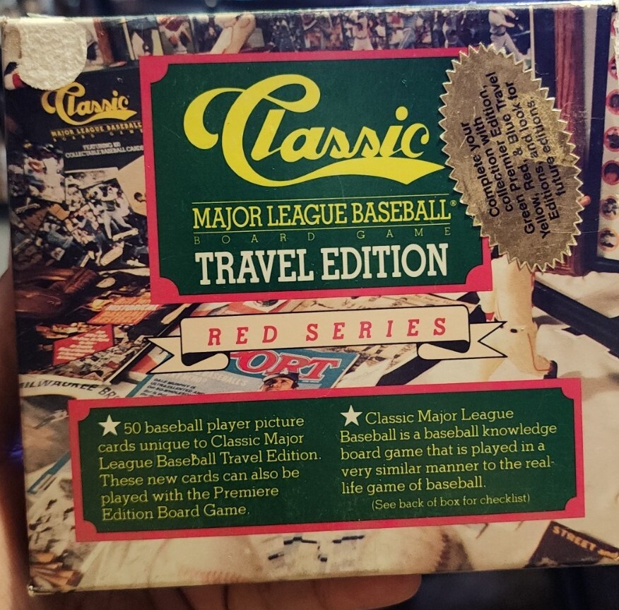 CLASSICS MLB BOARD GAME TRAVEL EDITION RED SERIES | eBay