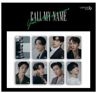 GOT7 OFFICIAL GOODS CALL MY NAME CASHBEE TRANSPORTATION CARD PHOTOCARD ...