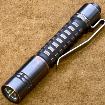Custom Patina Copper ReyLight Pineapple Mini Flashlight 10440 / AAA ...