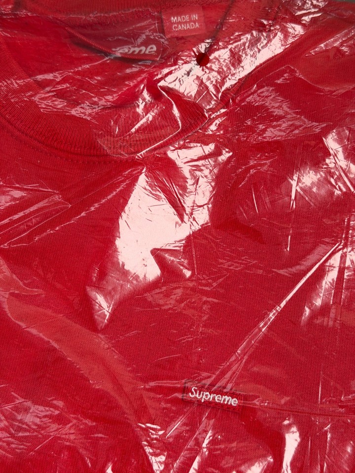 Supreme Small Box Logo Red Hooded Sweatshirt New Without Tags Medium ...