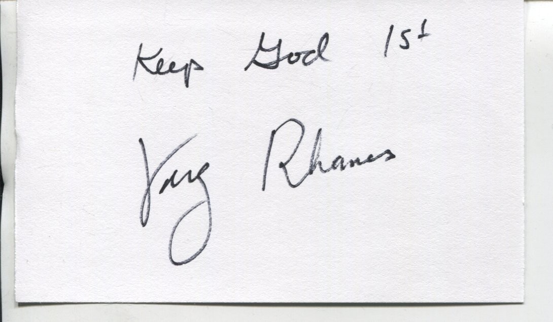 Pulp Fiction VING RHAMES signed AUTOGRAPH 4570 | eBay