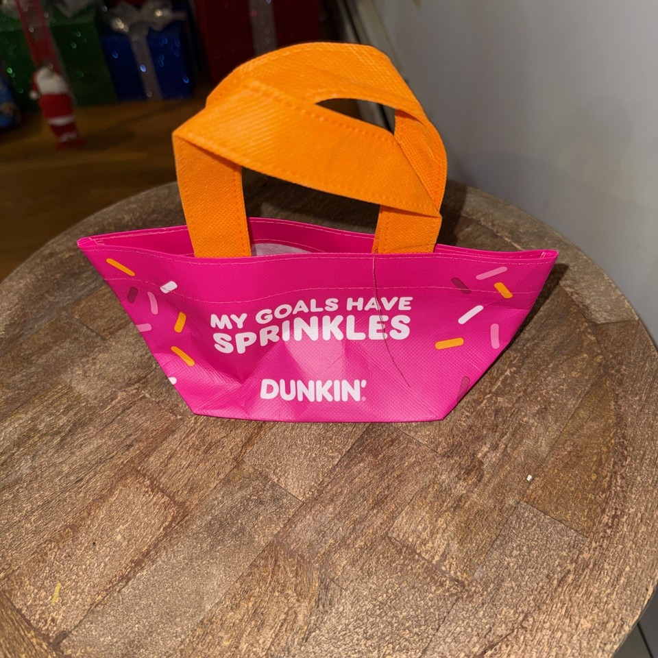 Dunkin' Donuts Mini Tote Bag Limited Edition Collectible Item - New ...