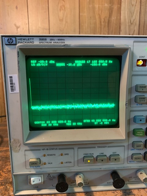 HP 3585B Benchtop Spectrum Analyzer for sale online | eBay