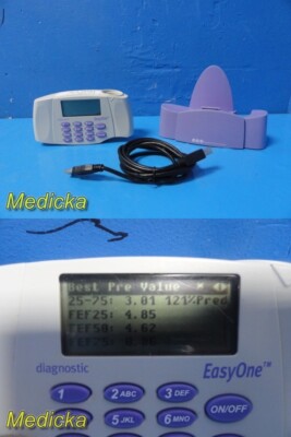 NDD Medical Model 2001 Easy One Diagnostic Spirometer W/ 2010 Cradle ...