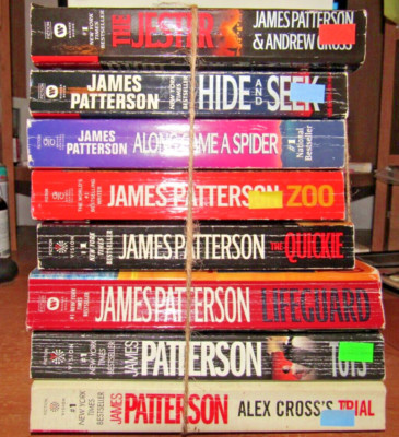 James Patterson 8 Paperback books FREE USA SHIPPING! | eBay