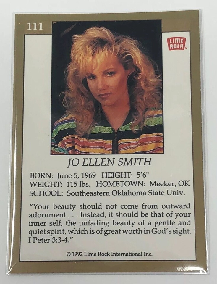 1992 Lime Rock Pro Cheerleaders Jo Ellen Smith #111 | eBay