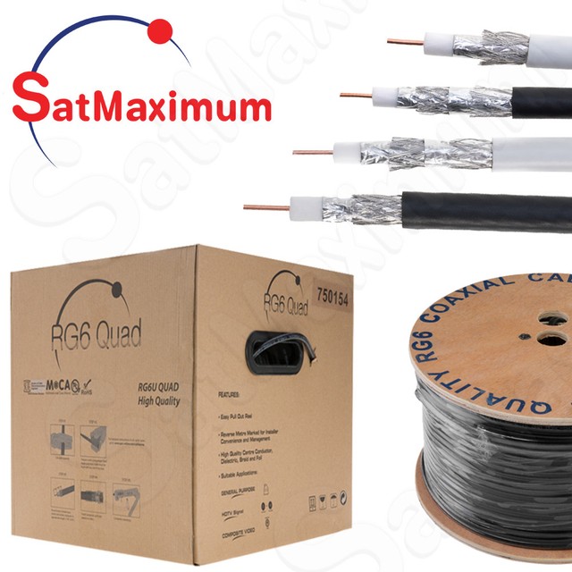 Cables Direct Online RG6 Dual RG6 18 AWG Coaxial Cable for sale online ...