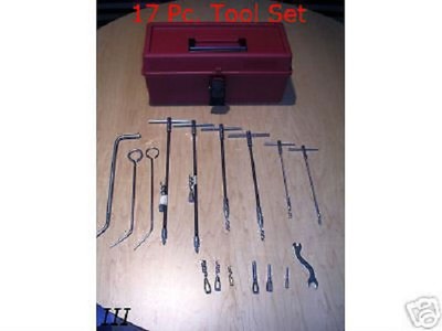 PUMP VALVE MECHANICAL COMPRESSION PACKING PULLER EXTRACTOR TOOL BOX SET ...