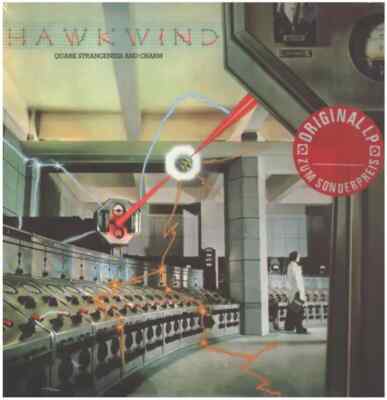 LP Hawkwind Quark Strangeness And Charm + 6 COLOUR SLIDES Phonogram ...