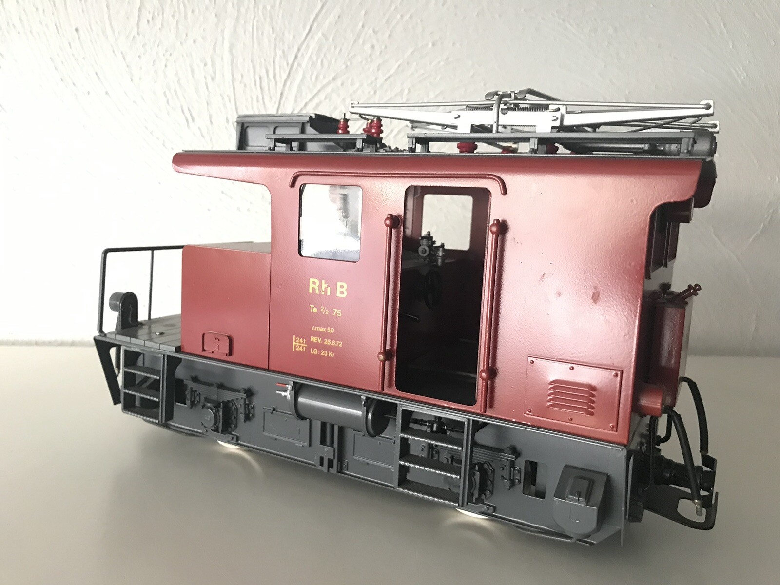 Magnus Gauge G 2M E-Lok Shunting Tractor for LGB Kiss Metal Model Boxed ...