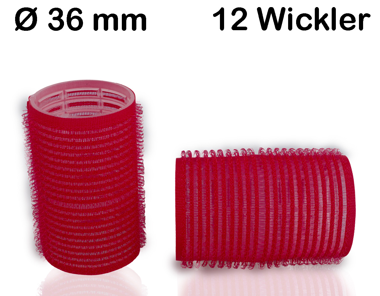 12/24 Haftwickler Lockenwickler Klettwickler Wickler von Ø 32 mm - 48 ...