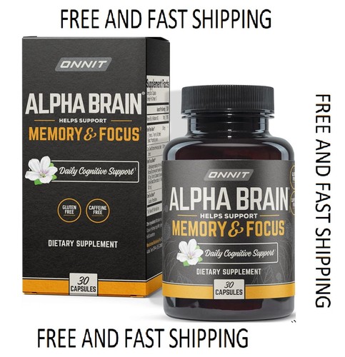 Onnit Alpha Brain Memory & Focus Capsules - 30 | eBay