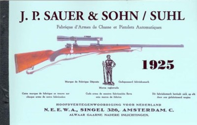 JP Sauer & Sohn - Suhl Rifles, Pistols, Guns 1925 Catalog | eBay