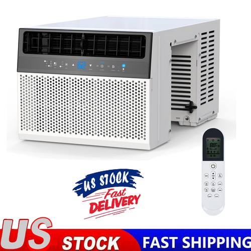 Window Air Conditioner 6000 BTU AC Coolers with Remote Control Quiet ...