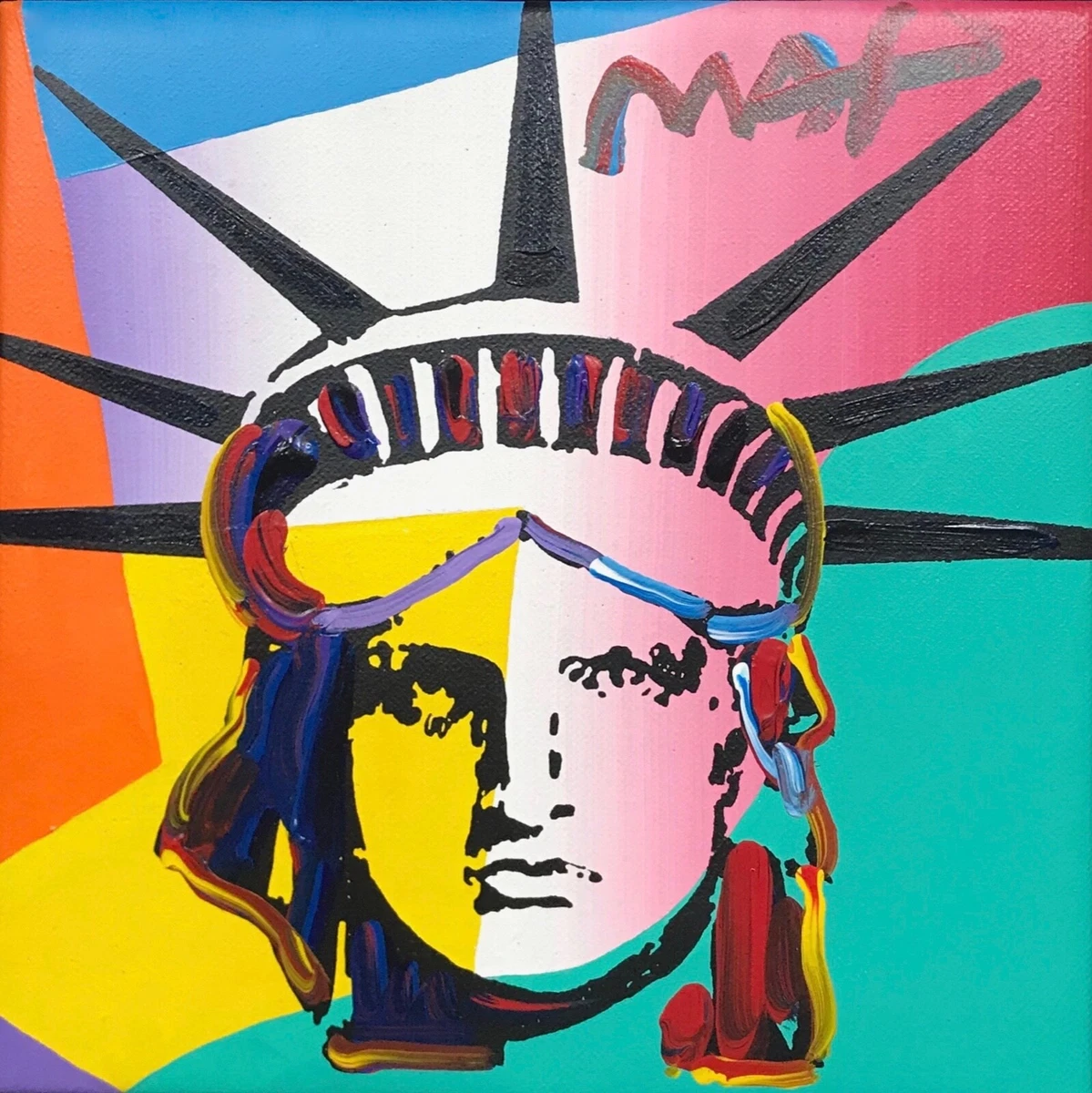 Statue Of Liberty Painting Peter Max