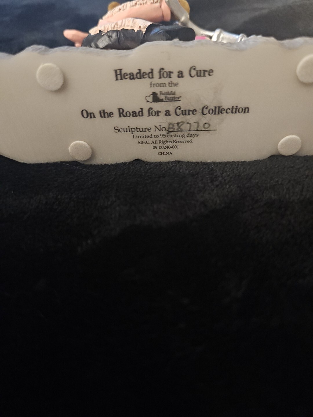 Hamilton Collection Pink Prowler On The Road For Cure Motorcycle Bear ...