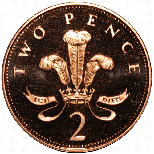 1989 Great Britain Elizabeth II 2 Pence Proof Coin | eBay