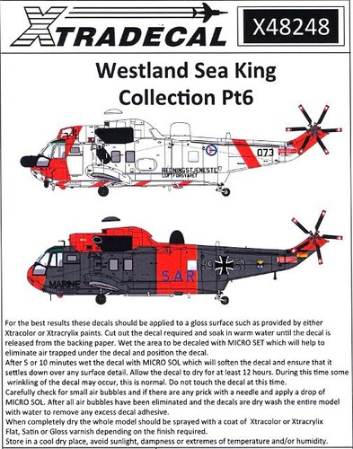 Xtra Decals 1/48 WESTLAND SEA KING COLLECTION Part 6 | eBay
