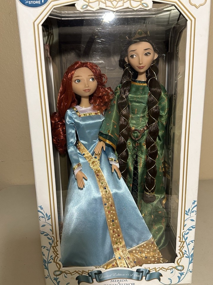 Disney Limited Edition Brave Merida & Queen Elinore Doll Set 17” - 1 Of ...