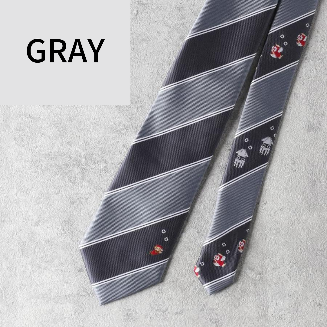 Nintendo Super Mario Bros Necktie Tie Stripe Videogame 3 Colors 1pc ...