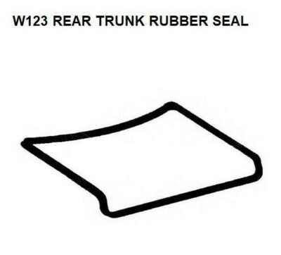 Rear Trunk Lid Seal Rubber For Mercedes Benz W123 Gaskets 200 220 230 ...
