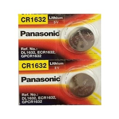 2 pcs Panasonic CR1632, BR1632, ECR1632, 3V, Lithium Battery Exp. 2029 ...