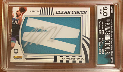 PJ Washington Clear Vision 1/1 HGA Graded 9.0 | eBay