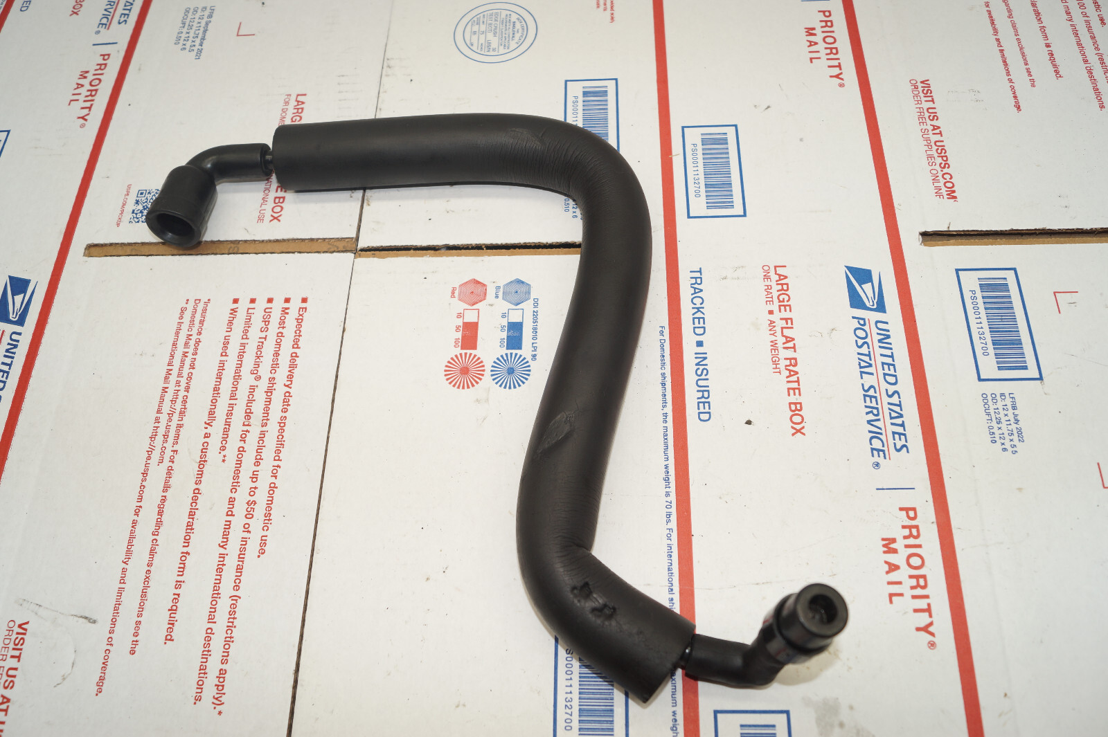 2001 Ford F150 V8 5.4L 2V PCV Valve Rubber Hose Elbow OEM Smog ...