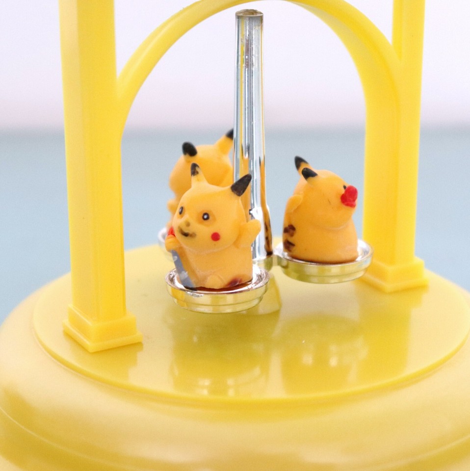 POKEMON PIKACHU Clock Mantel 1990s DOME! Rarity MOVING! Animated ...