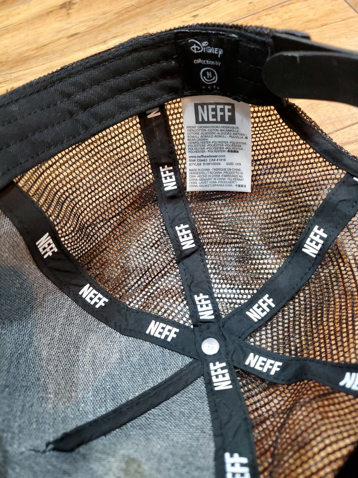 Neff X Disney Art of Mickey SnapBack Trucker Hat Mick… - Gem