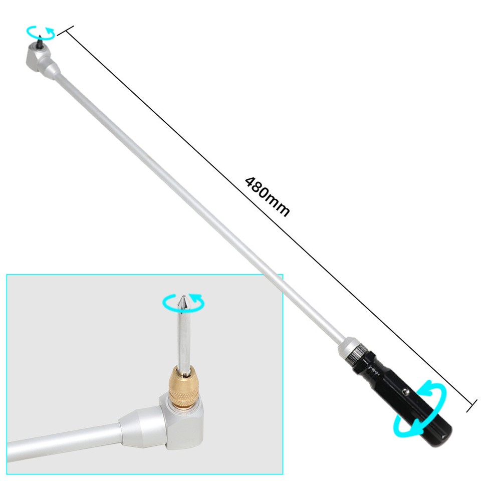 90 Degree Bevel Screwdriver Angle Screw Driver Kit Carburetor ...
