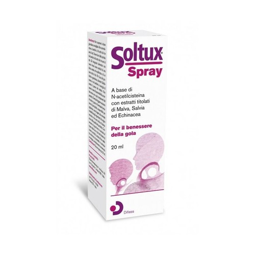 DIFASS INTERNATIONAL Soltux Spray 20ml - Integratore per il benessere ...