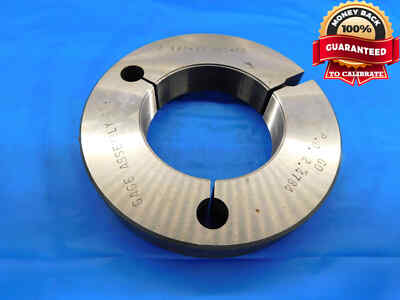 2 1/2 32 UNS 2A THREAD RING GAGE 2.5 2.50 2.500 2.5000 GO ONLY P.D. = 2 ...