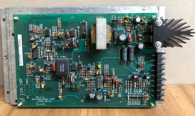 Rauland Borg TC4160 Rev a Vcm2 Voice Control Module Intercom Circuit ...