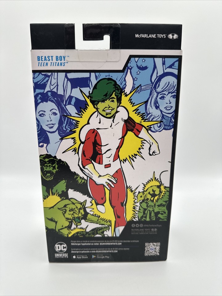 McFarlane Gold Toys DC Multiverse Teen Titans Beast Boy 7 inch Action ...