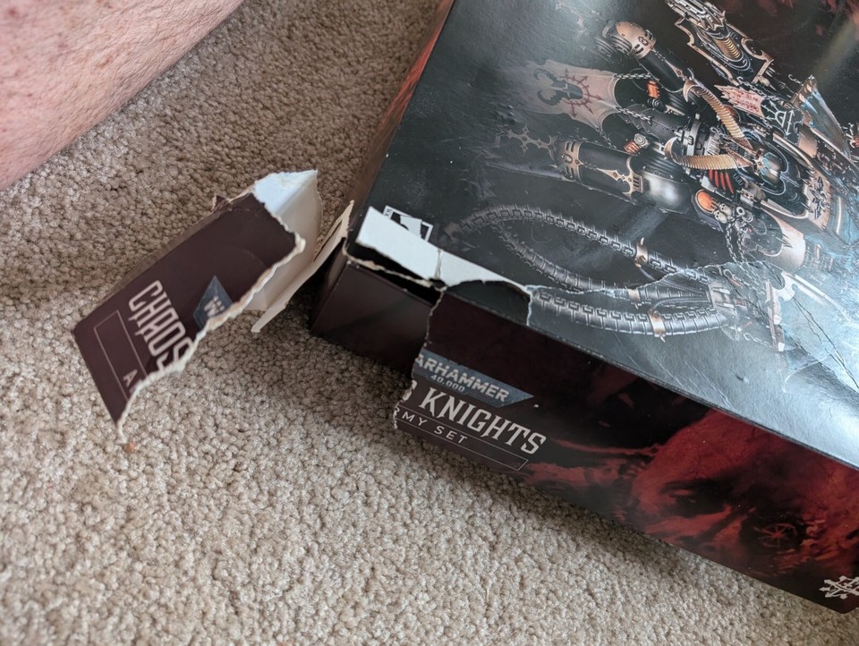 Warhammer 40k Chaos Knight Army New In Box (Damaged Box) | eBay