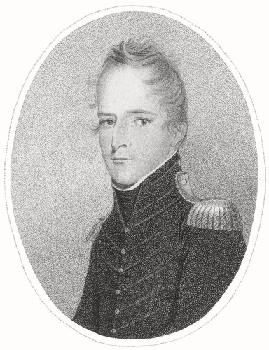 Lt. Colonel GEORGE CROGHAN 1814 engraving Fort Stephenson & Battle of ...