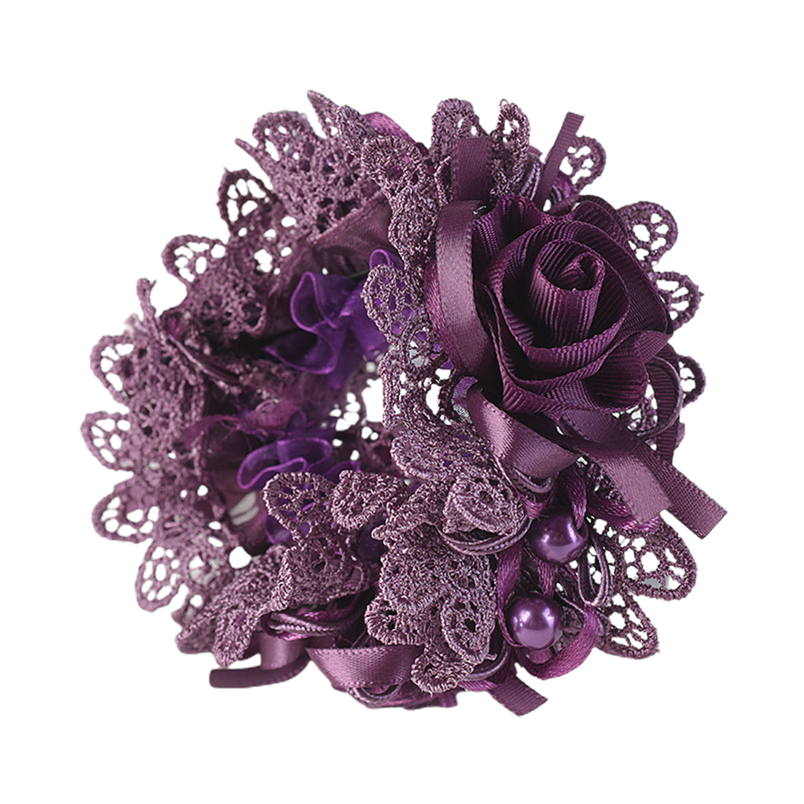 Hair Tie Decorative Wear-resistant Mesh Lace Flower Decor Hair Band Practical | eBay