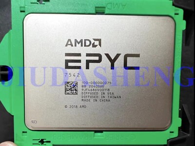AMD EPYC 7542 32 Cores 2.9Ghz 128MB Up to 3.4GHz 128MB SP3 225W CPU ...